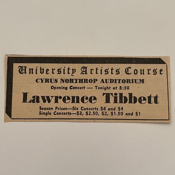 None and/or Unknown | Other | Cyrus Northrop Auditorium Lawrence ...